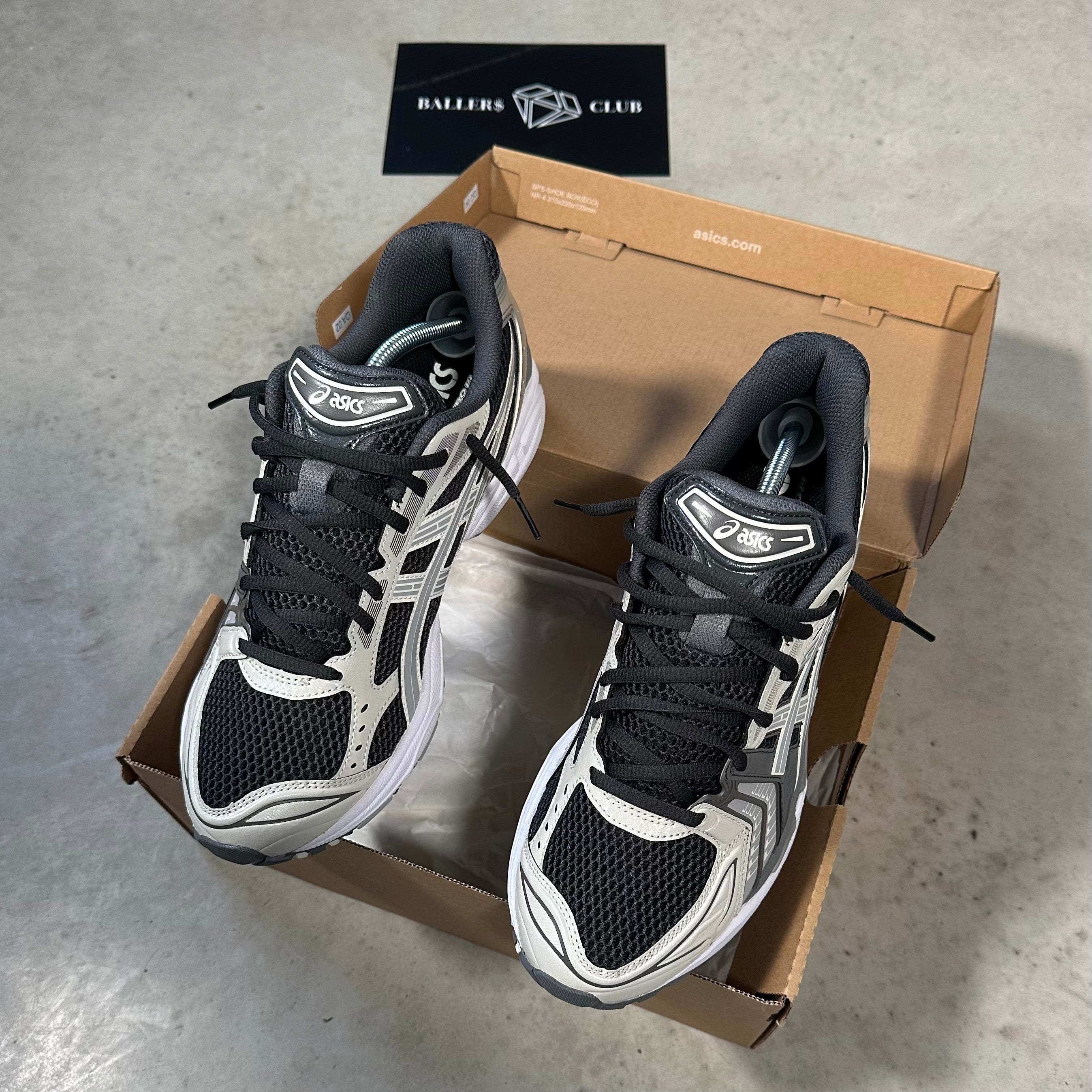Asics Kayano 14's Obsidian Cement Grey – THE BALLER$ CLUB